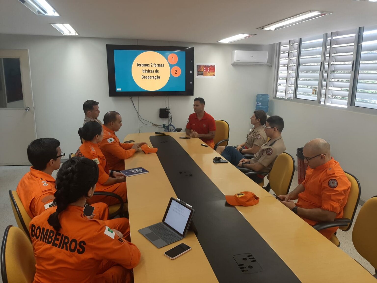 Ascop se reune com Comando Especializado - CBMDF