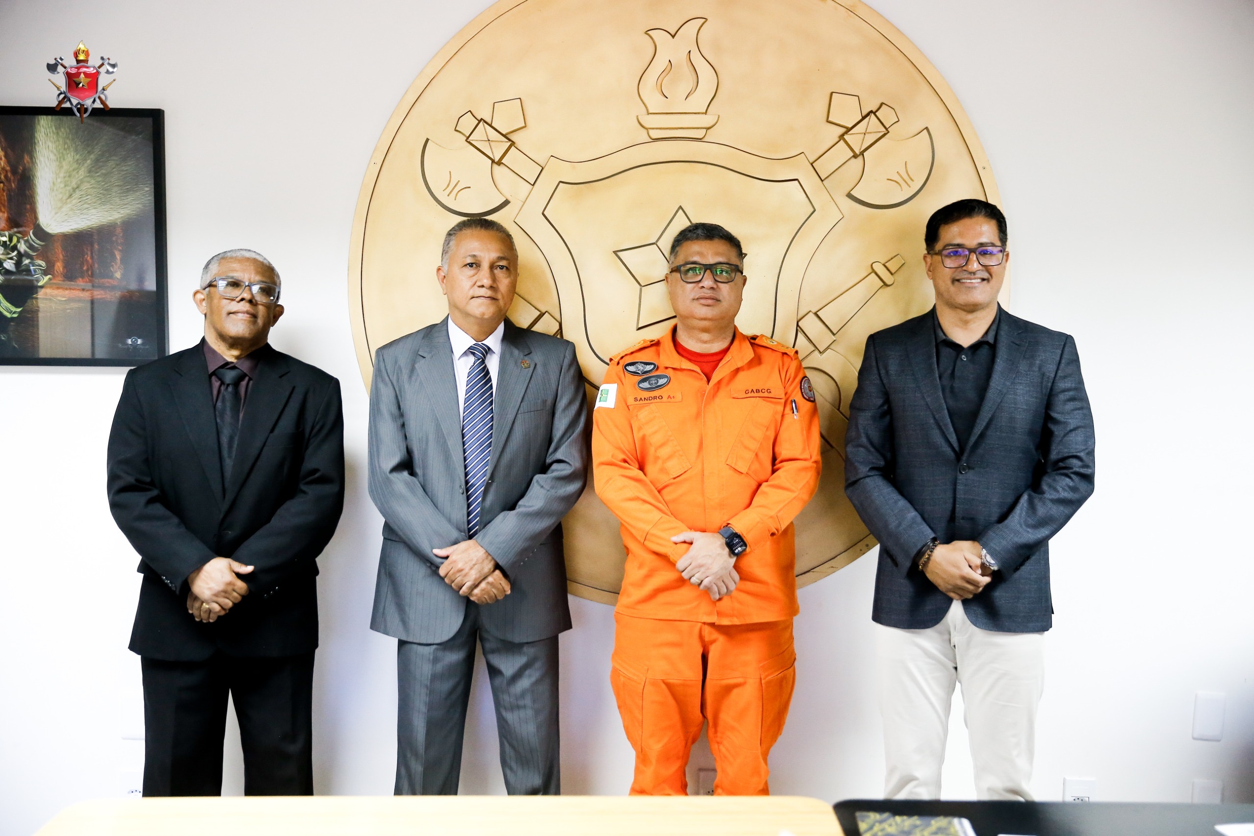 Comandante-Geral do CBMDF recebe responsáveis pela Caixa Beneficente ...