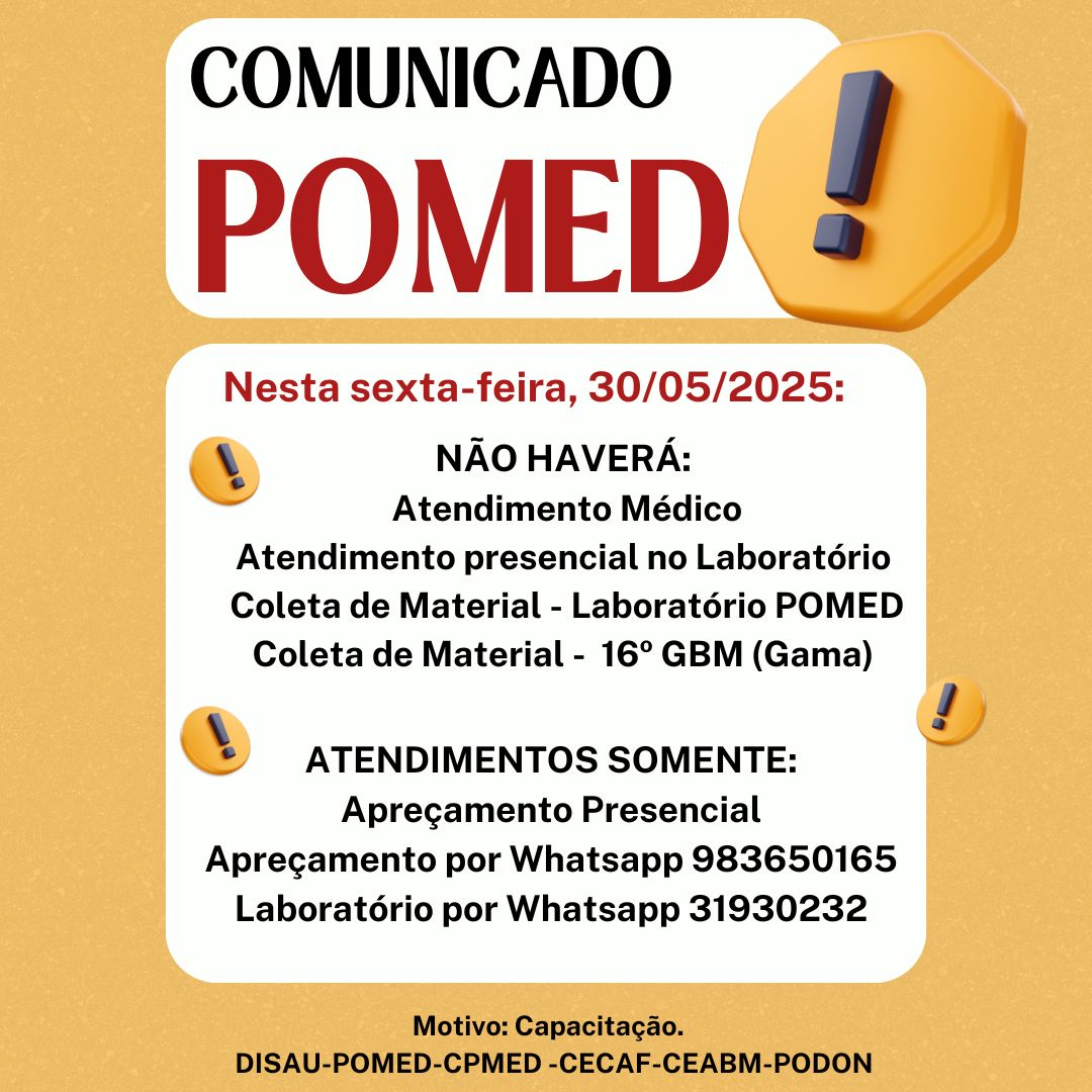 POMED-CBMDF INFORMA - CBMDF